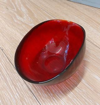 Ciotola - Vuotatasche vetro di murano rosso