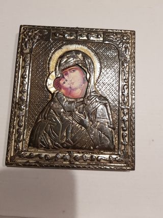 quadretto in argento per culla