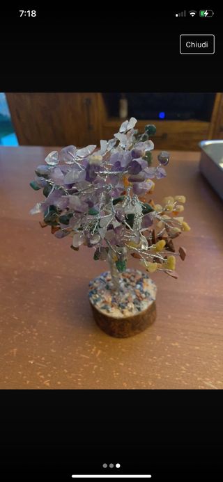 7 chakra crystal tree