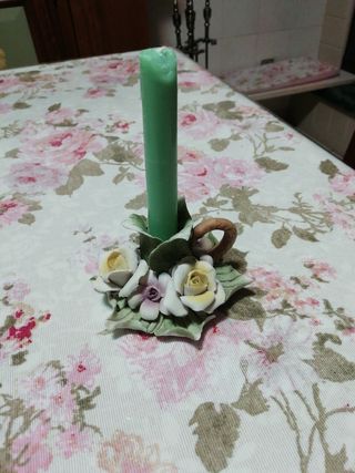 portacandela in porcellana 