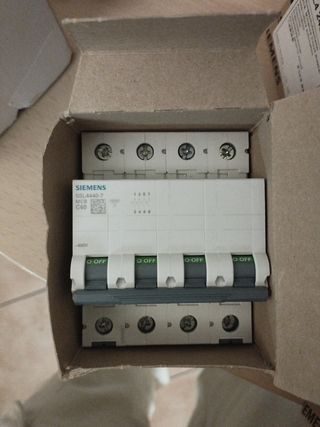 interruttore magnetotermico Siemens 