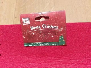 2 tovagliette con tema di Natale in Feltro 45x30 c