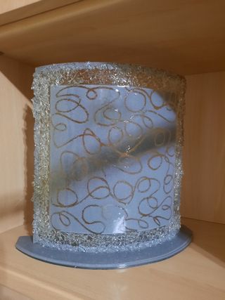 Lampada da tavolo in vetro 