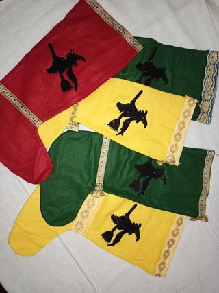 Calza Befana realizzata a mano