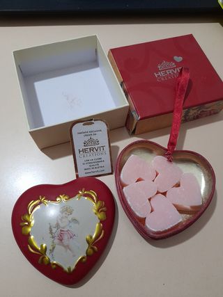 saponette a cuore profumate per cassetti -Hervit