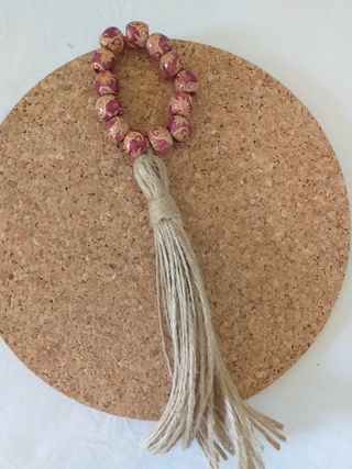 Decorazione casa rustica  Fatto a mano in macrame 