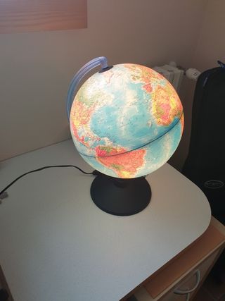 Mappamondo lampada atmosfera