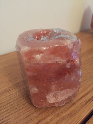 Portacandela di sale dell'Himalaya