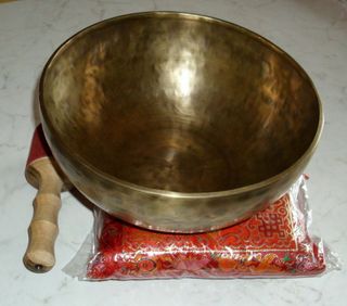 CAMPANA TIBETANA NADA YOGA CON CUSCINO E BATACCHIO