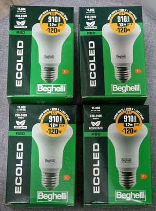 Lotto 4 lampadine led Beghelli