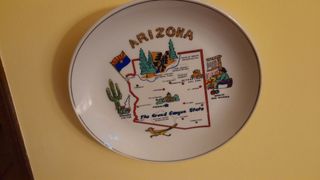 piatto  Arizona  decorato 