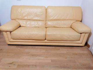 divano vera pelle Chateau d'Ax 