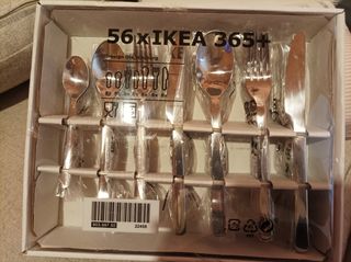 Servizio di posate, 56 pezzi, inox. IKEA 365+