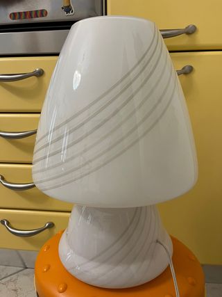 Lampada a fungo vetro Murano 