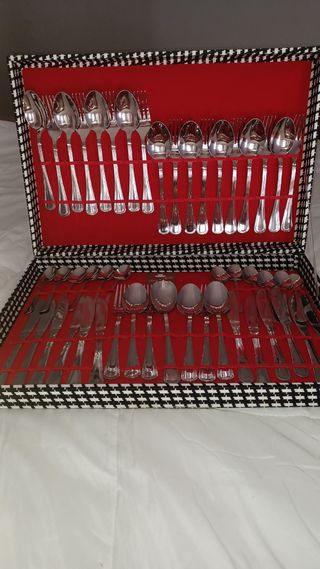 set 51 posate acciaio inox