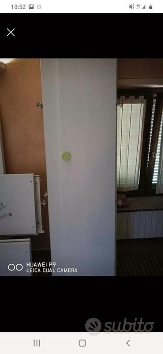 Armadio in frassino bianco H258 L270