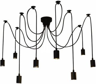 lampadario sospeso Spider 12 portalampade 