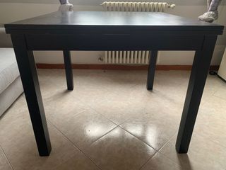 Tavolo Ikea Nero-Marrone allungabile