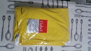 Gabel lenzuolo matrimoniale angoli giallo cotone