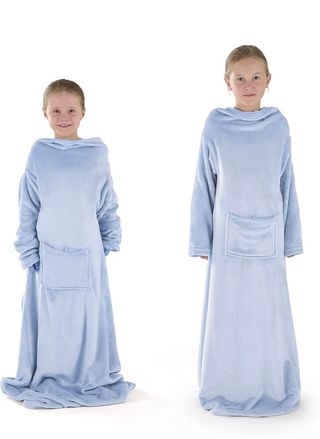 Coperta con maniche per bambini in pile