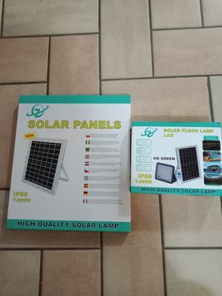 solar flood lampa led