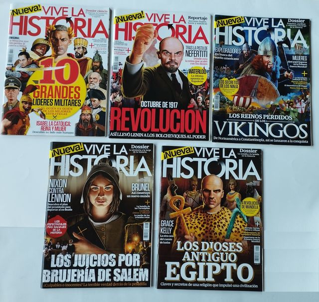 5 REVISTAS VIVE LA HISTORIA de segunda mano por 8 EUR en Madrid en WALLAPOP 5 REVISTAS VIVE LA HISTORIA de segunda mano por 8 EUR en Madrid en WALLAPOP