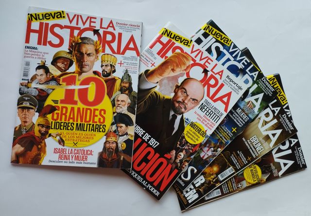 5 REVISTAS VIVE LA HISTORIA de segunda mano por 8 EUR en Madrid en WALLAPOP 5 REVISTAS VIVE LA HISTORIA de segunda mano por 8 EUR en Madrid en WALLAPOP