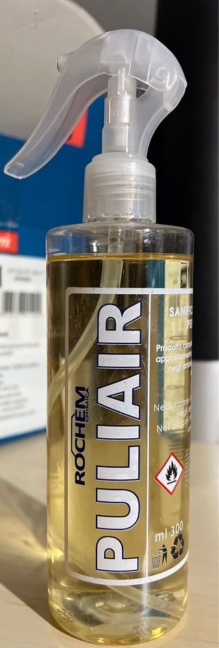 Spray sanificante e profumatore ambienti 