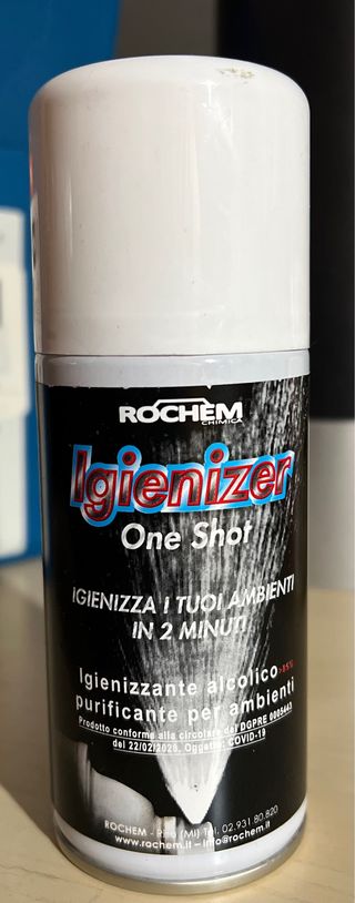 Spray igienizzante per ambienti