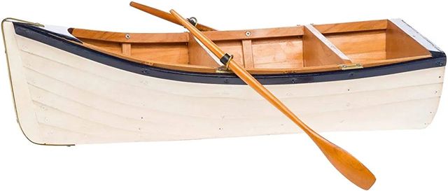 Barca estanteria de madera para decoracion de segunda mano por 210 EUR ...