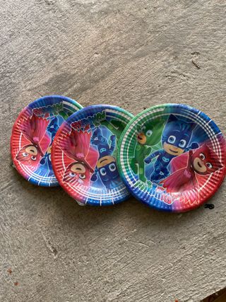 Piatti decorativi festa nuovi pjmasks