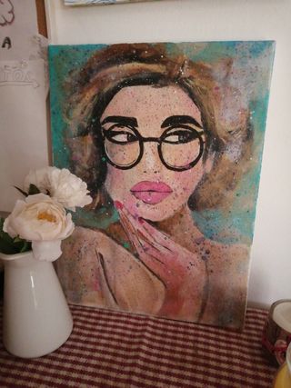 Dipinto a mano con acrilico