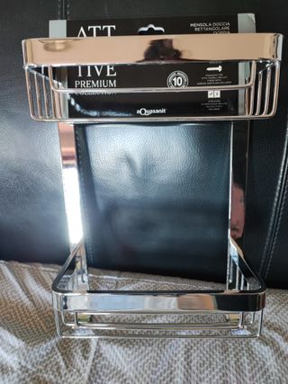 Mensola doccia rettangolare doppia Aquasanit