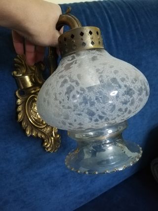 applique da muro con paralume