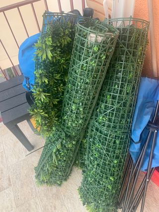 3 moduli siepe finta per balcone