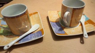 tazzine da caffè nuove mai usate.