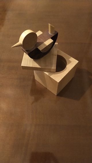 Portaoggetti in legno