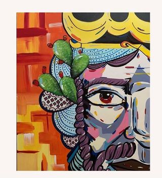 Testa di moro quadro