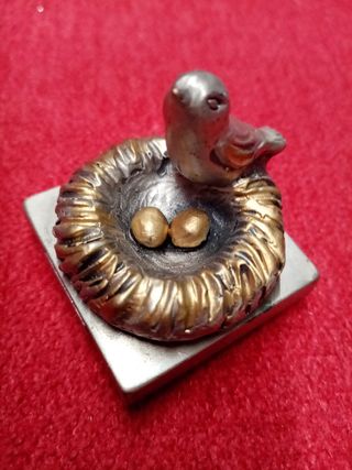 Uccellino con nido "Brumal" 