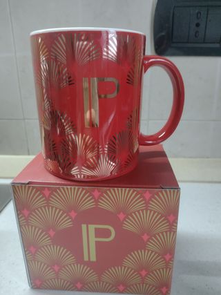 Mug tazza con lettera P Bialetti Nuova