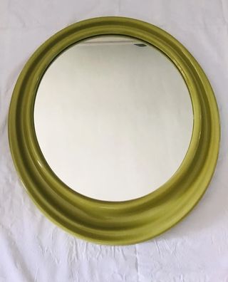 Specchio Vintage anni 70 in Ceramica