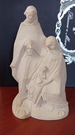 Scultura in pietra leccese con natività