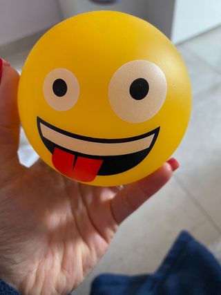 Lampada emoticon con batterie funzionanti
