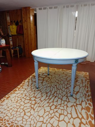 Tavolo rotondo allungabile shabby chic