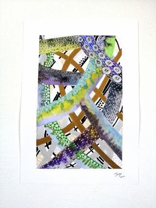 arte abstracto moderno hecho a mano