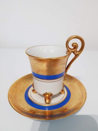 1 Tazza caffè Tirschenreuth Porcellana stile imper
