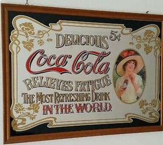 Specchio coca Cola anni 70'