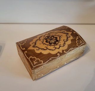 cofanetto legno vintage