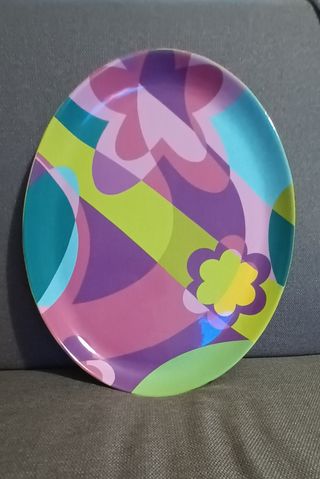 Vassoio in ceramica Brandani Flower Collection 