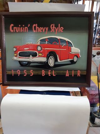 quadro in legno  vintage 